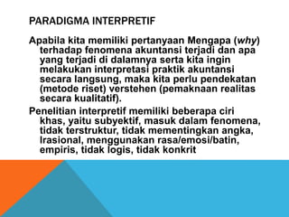 Paradigma Penelitian Kualitatif | PPT
