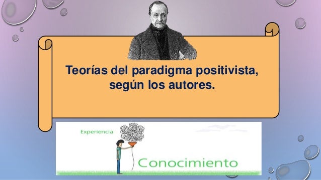 Paradigma Positivista