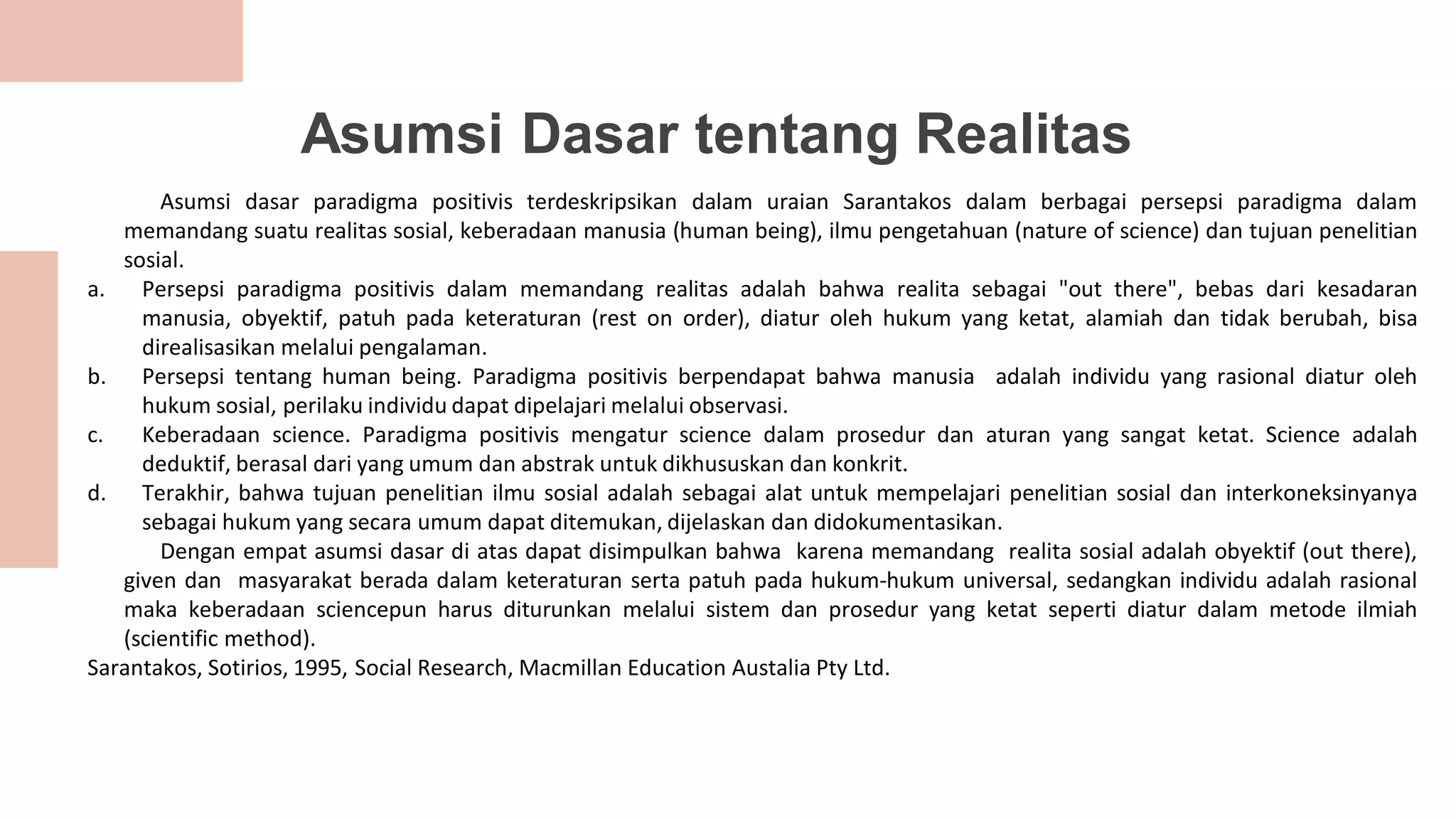 Paradigma positivitik dan interpretatif ppt | PDF