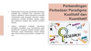 Paradigma positivitik dan interpretatif ppt | PDF