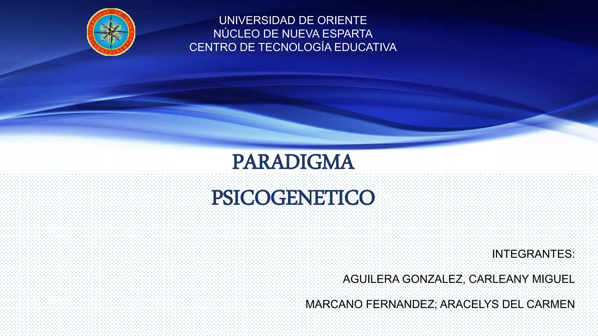 Paradigma psicogenetico | PPTX