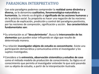 Paradigmas de investigación | PPT