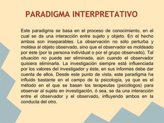 Paradigmas de la Investigación Acción | PPTX
