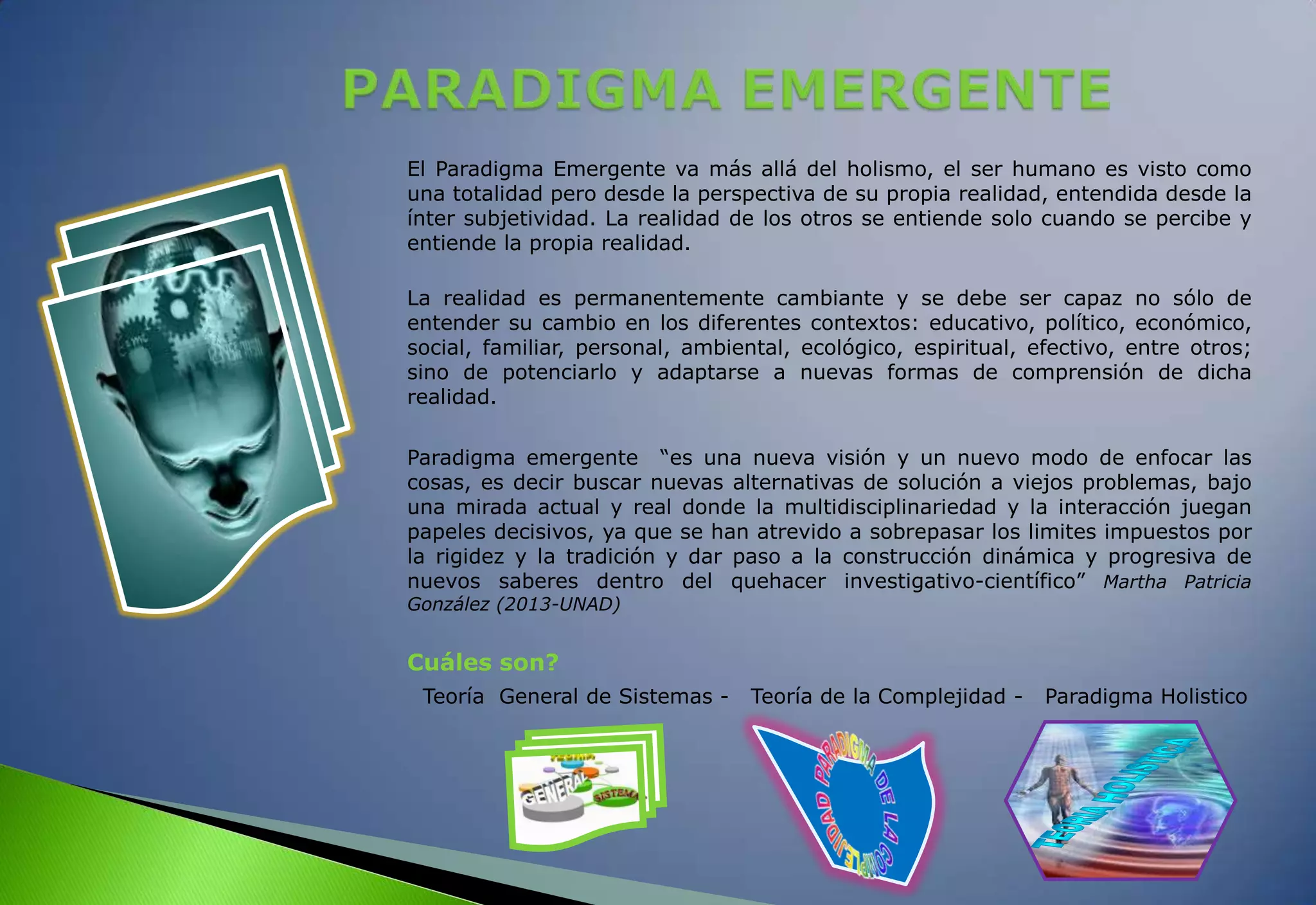 Paradigmas emergentes puntos principales __aportes integrados_gr. 101 ...