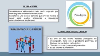 Paradigma sociocritico hecho | PPTX