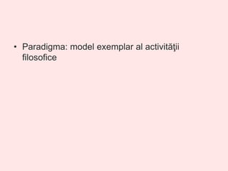 Paradigme filosofice | PPT