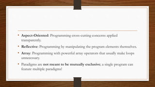 PARADIGM IT.pptx | Programming Languages | Computing