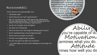 Paradigmo sommarkurs agil utveckling och organisation 2018 | PPTX