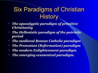Paradigms | PPT | Christianity | Religion & Spirituality