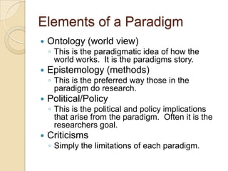 Paradigms | PPTX