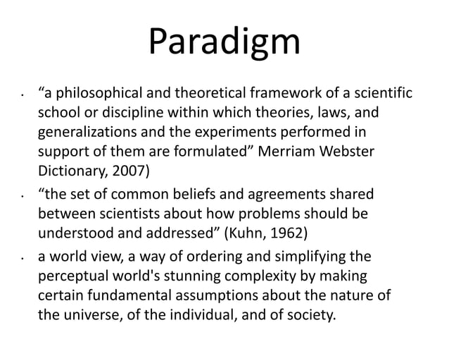 Paradigms | PPTX