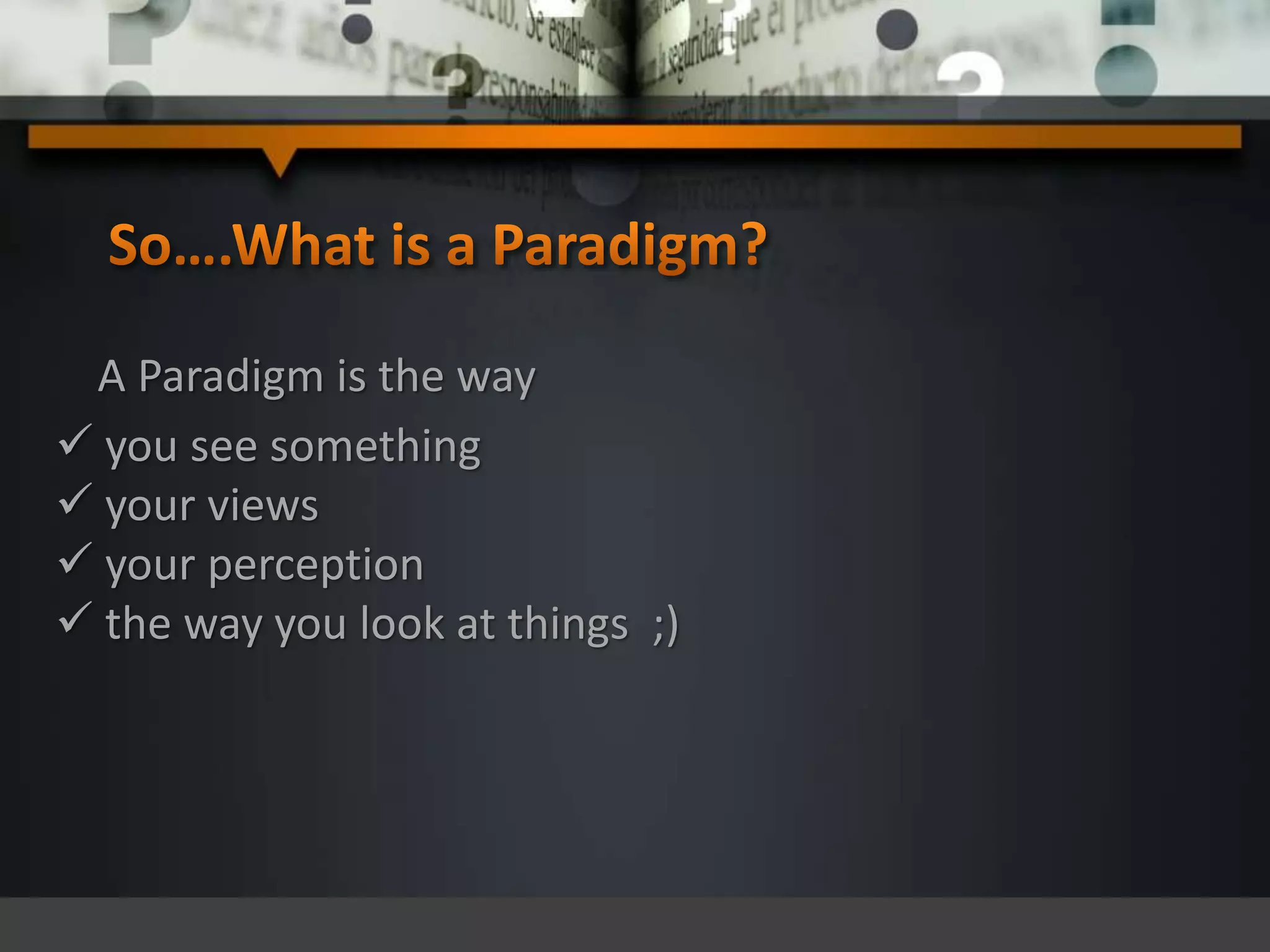 Paradigms and principles (amj) | PPSX