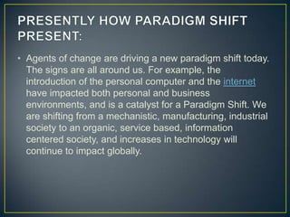 Paradigm Shift Examples