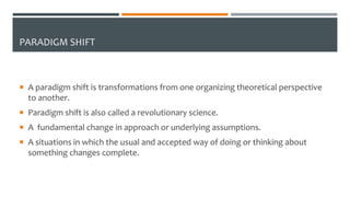 Paradigm shift | PPT