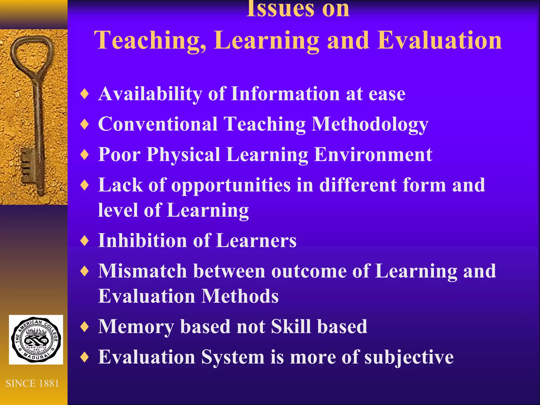 Paradigm Shift in Teaching, Learning and Evaluation | PPT