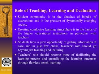 Paradigm Shift in Teaching, Learning and Evaluation | PPT