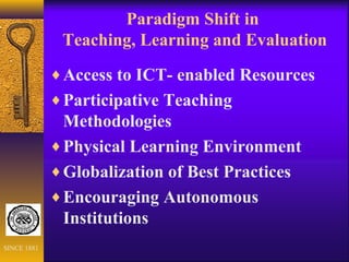 Paradigm Shift in Teaching, Learning and Evaluation | PPT