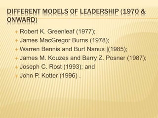 Paradigm shift from management to leadership | PPTX