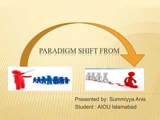 Paradigm shift from management to leadership | PPTX