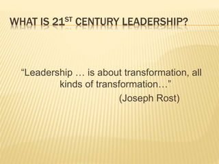Paradigm shift from management to leadership | PPTX