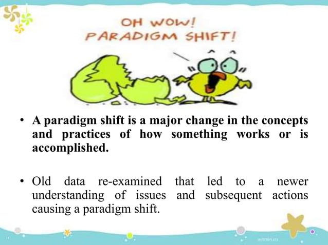 Paradigm shift in nursing profession | PPT