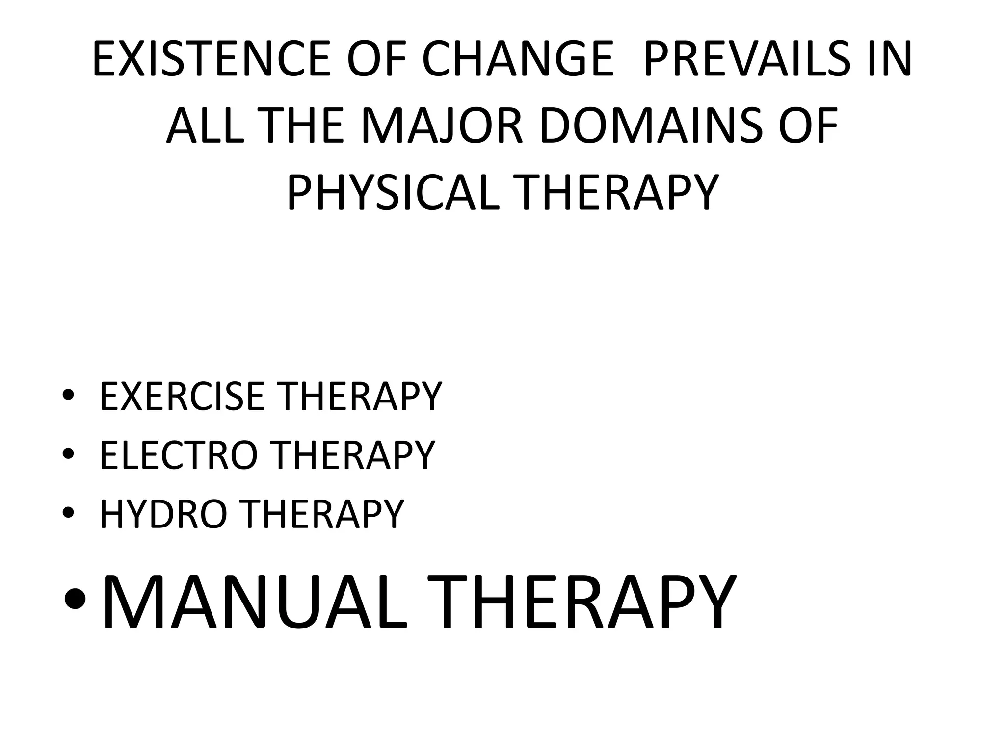 Paradigm shift in spinal manual therapy | PPTX | Physical Therapy ...