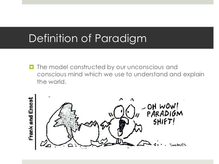 Paradigm Shift Definition