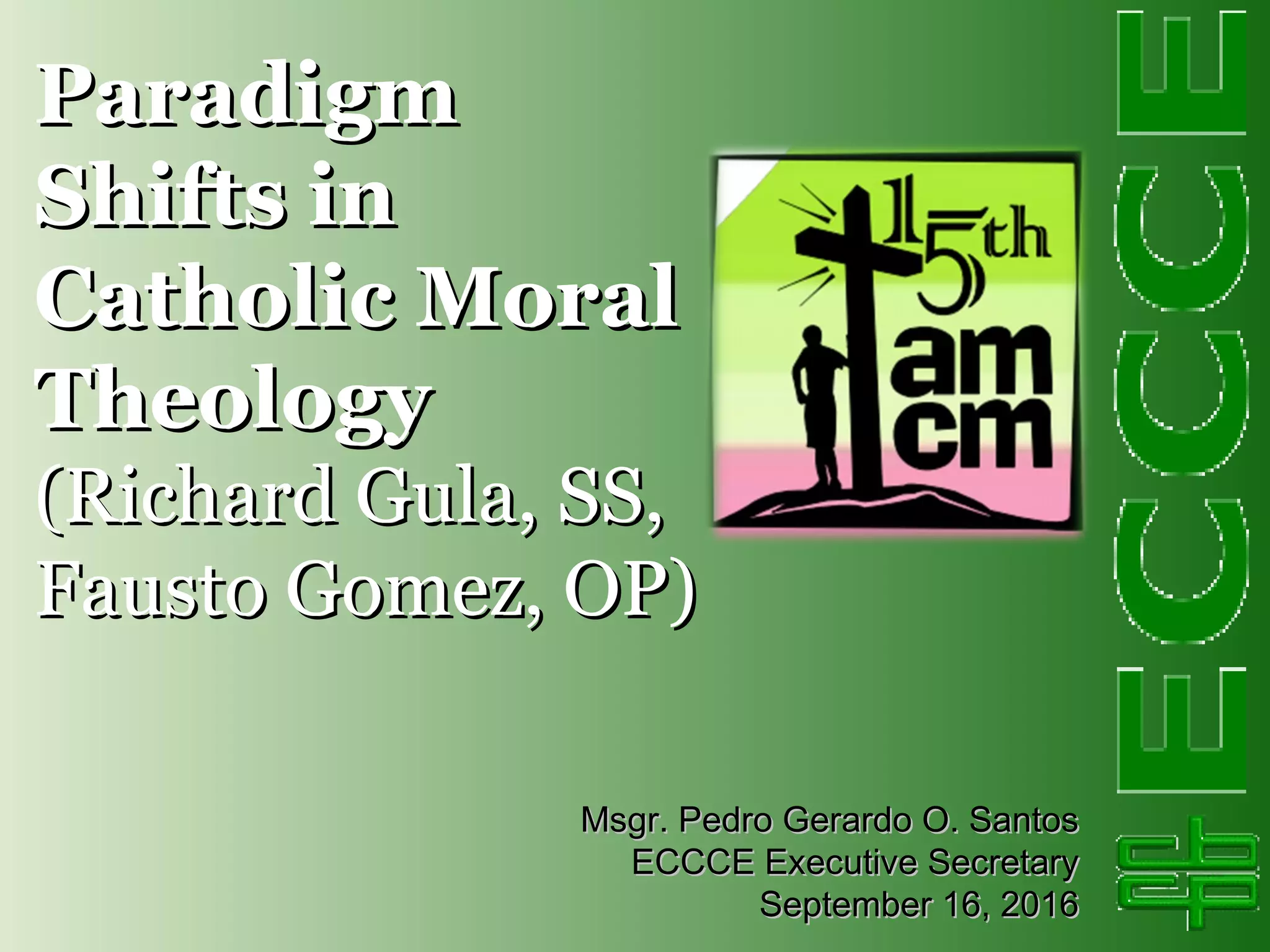 Paradigm shifts eccce report | PPT