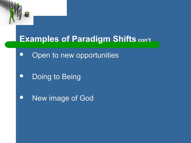 Paradigm shifts part 2 | PPT