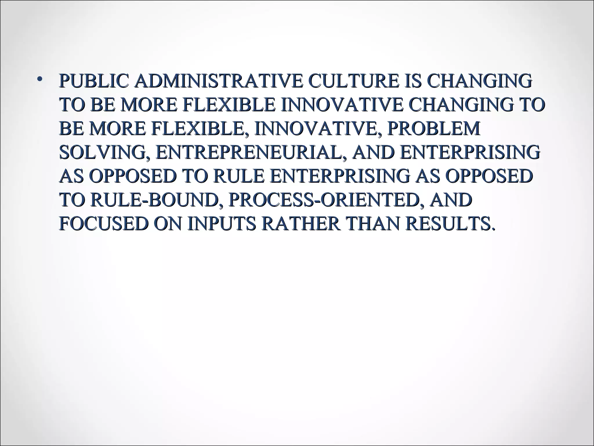 Paradigms of Public Administration | PPT