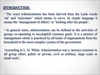 Paradigms of Public Administration | PPT