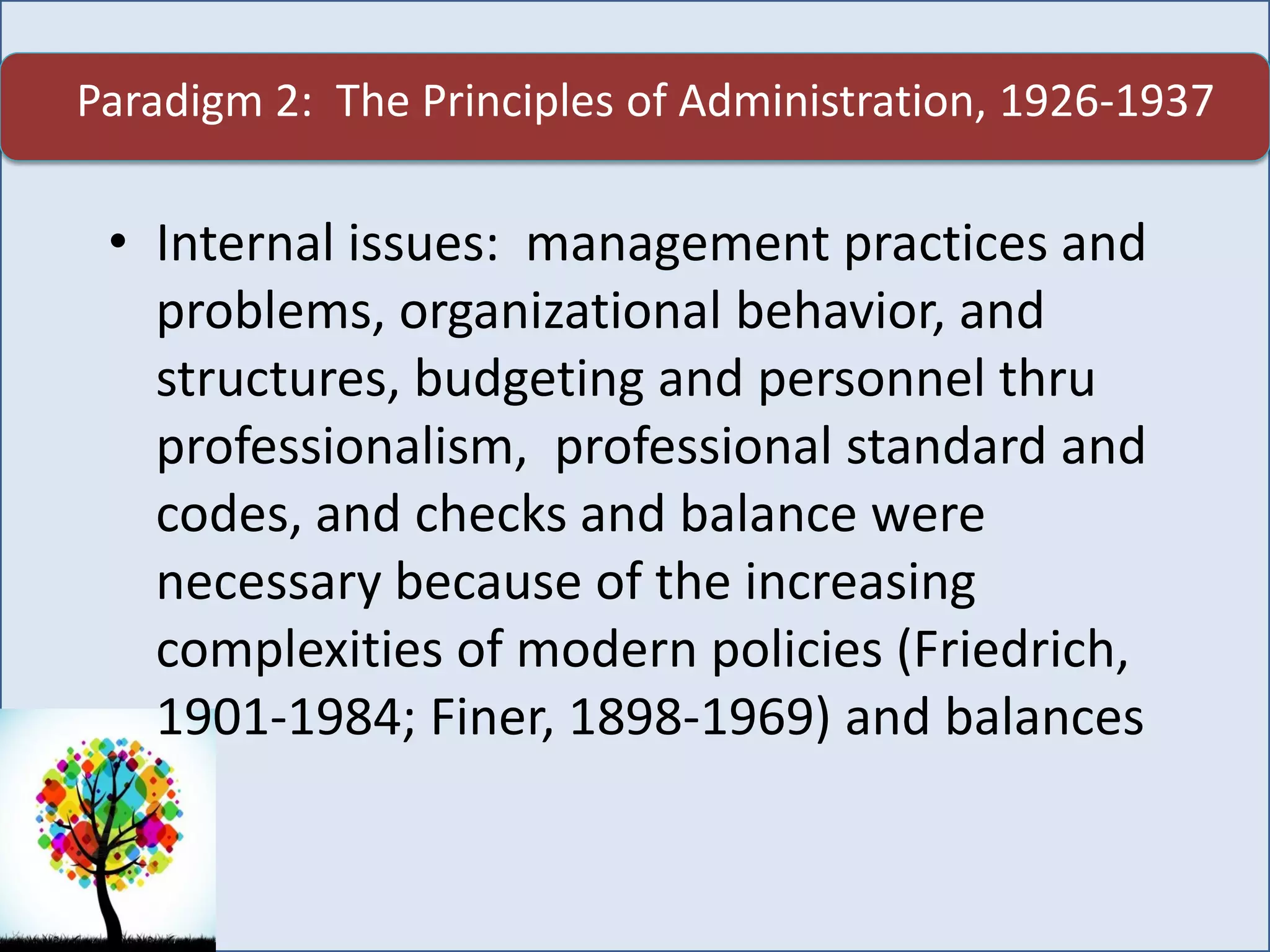 Paradigms or Models of Public Administration | PDF