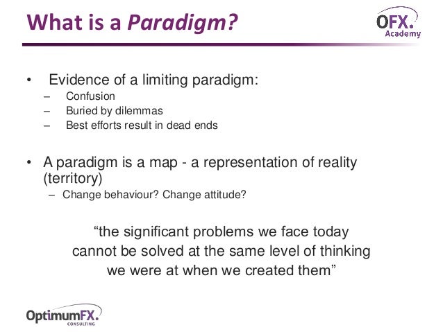 Paradigm thinking
