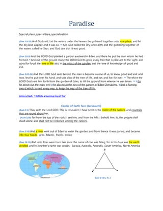 Paradise | DOCX | Christianity | Religion & Spirituality