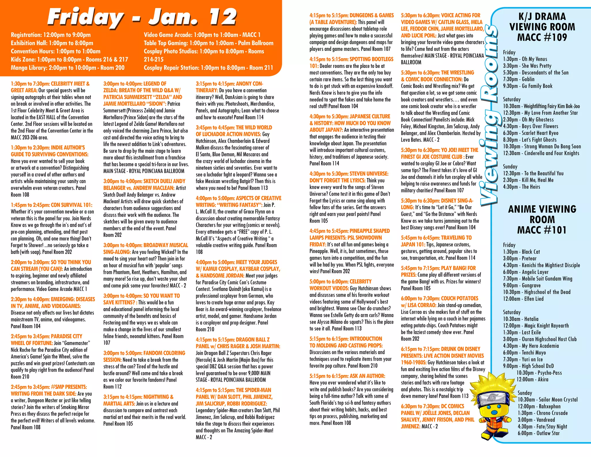 Paradise City Comic Con 2018 Program Guide | PDF