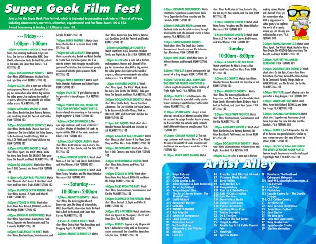 Paradise City Comic Con 2018 Program Guide | PDF