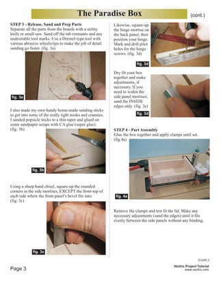 Paradise box tutorial | PDF