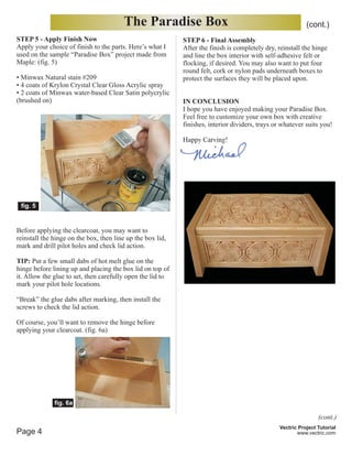 Paradise box tutorial | PDF