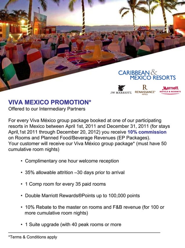 Paradiseby Marriott Promotions | PDF