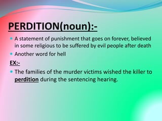 Paradise lost book 1 (vocabulary) | PPT