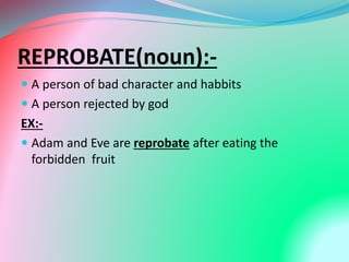 Paradise lost book 1 (vocabulary) | PPT