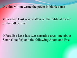 Paradise lost book 1 (vocabulary) | PPT