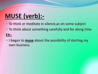 Paradise lost book 1 (vocabulary) | PPT