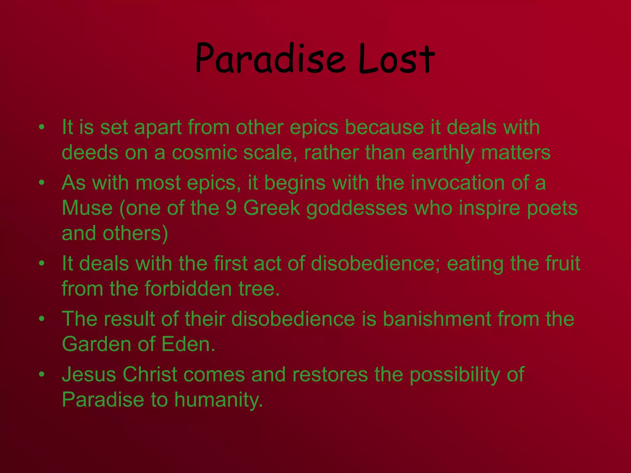 Paradise Lost.ppt