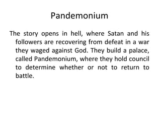 Pandemonium Paradise Lost