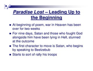 paradise_lost_ppt.pdf ppt creat for John Milton | PDF