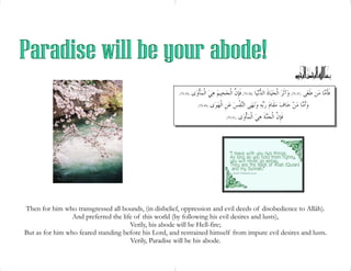 Paradise will be your abode! | PDF