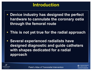 Paradis JM - Transradial coronary angiography | PPT