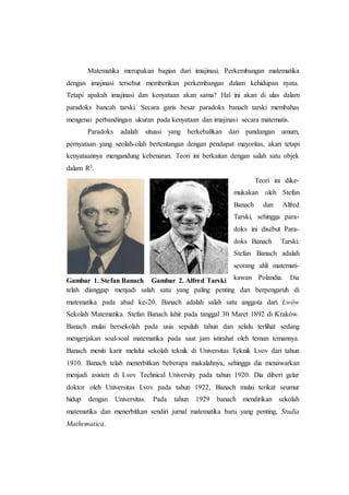 Paradoks banach tarski | PDF