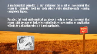 Mathematical Paradox | PPT